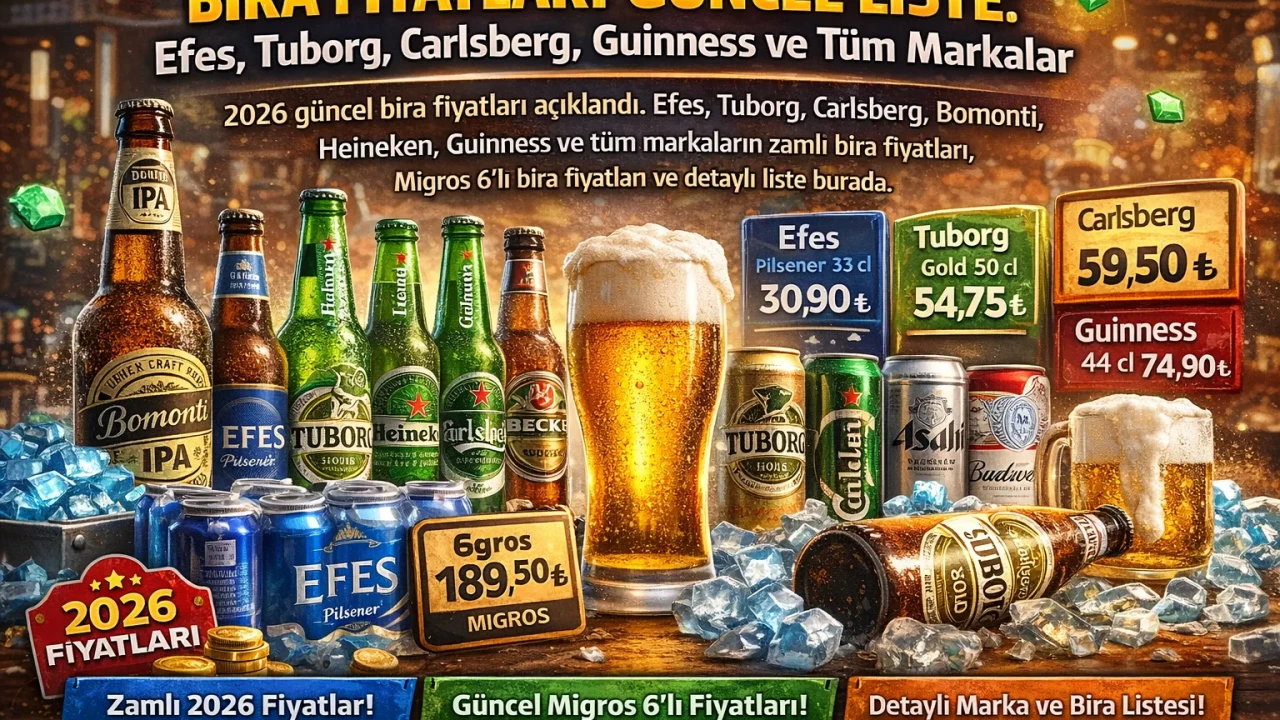 Bira Fiyatları Güncel Liste: Efes, Tuborg, Carlsberg, Guinness ve Tüm ...